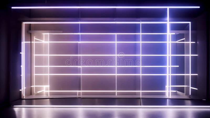 Laser Lines Forming a Grid, Sideways Moving Effect Stock Video - Video ...