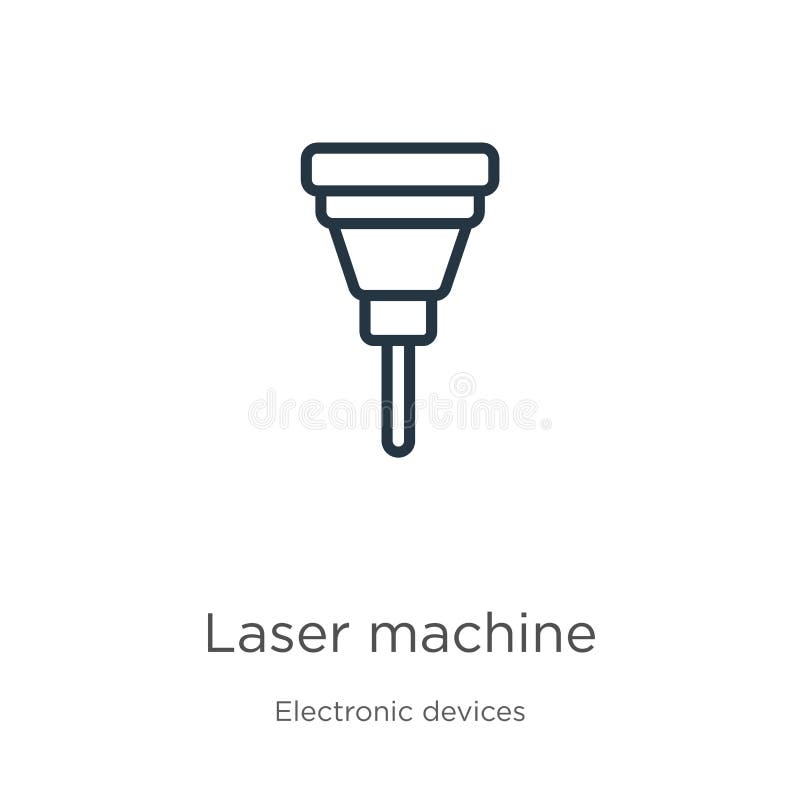 Laser Vector Icon in 6 Different Modern Styles. Black, Two Colored ...