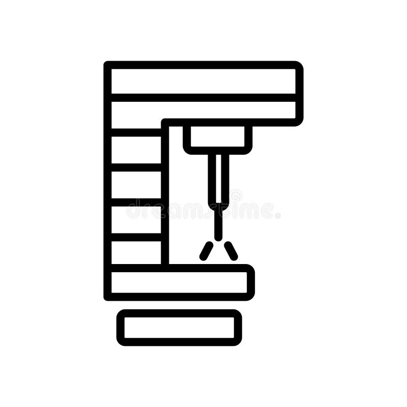 Laser Machine for Metal. Vector Illustration. Stock Vector ...