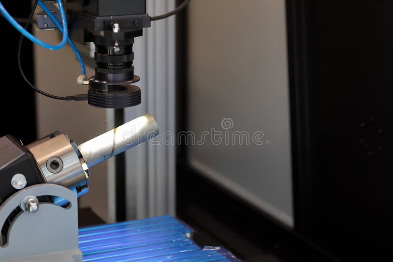 Laser Marking and Engraving System Close Up Stock Photo - Image of ...