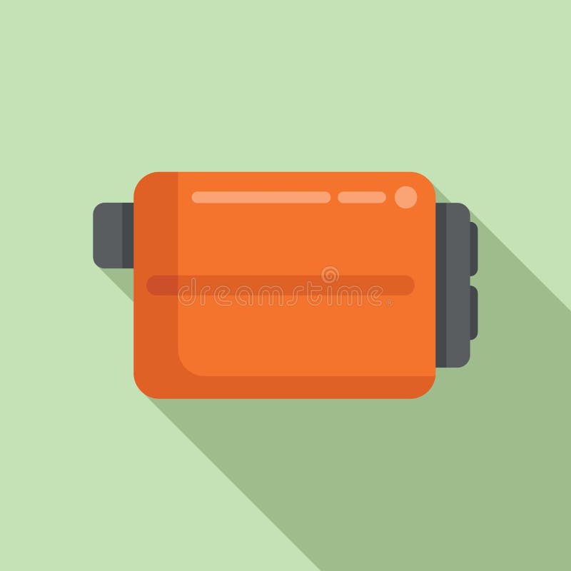 Laser Meter Level Icon Flat Vector. Screen Tool Stock Illustration - Illustration of icon, deep ...