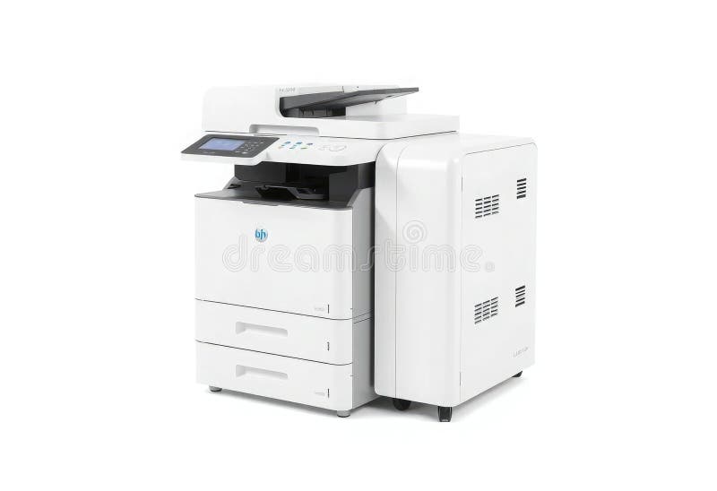 Laser Multifunction Center Machine Isolated Stock Illustration ...