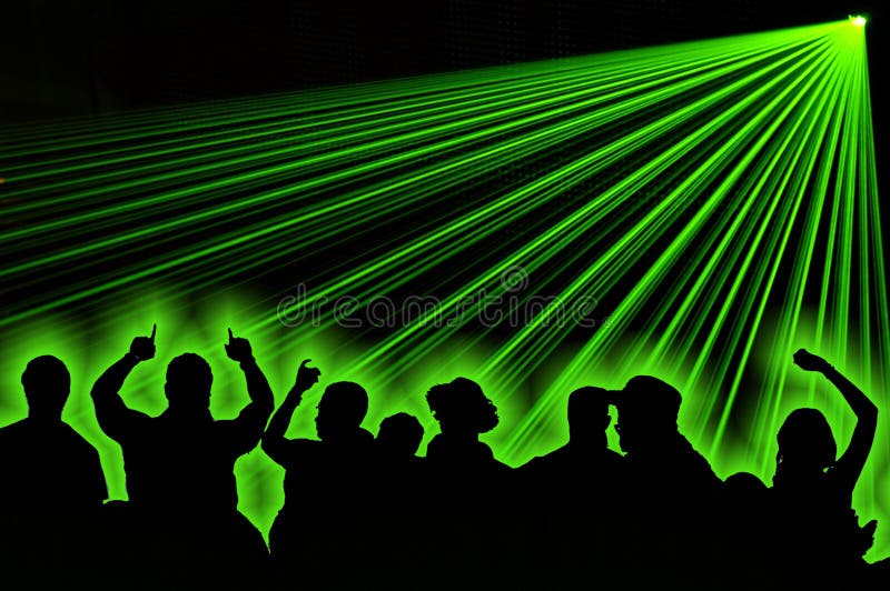 Laser party stock illustration. Illustration of music - 3711014
