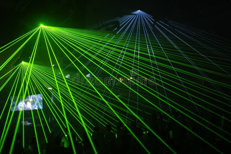 Laser Party stock photo. Image of music, techno, life - 2844680