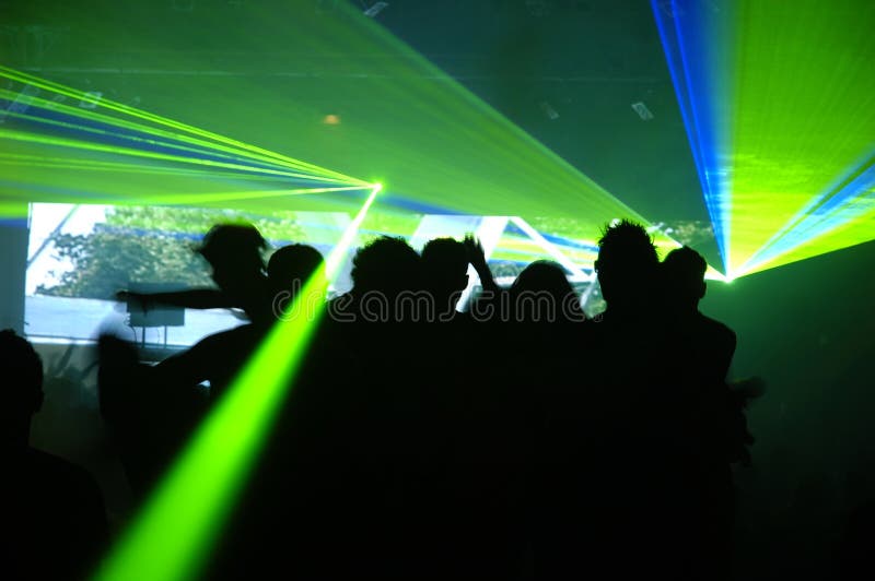 Laser party stock photo. Image of sound, rave, disc, laser - 7753348