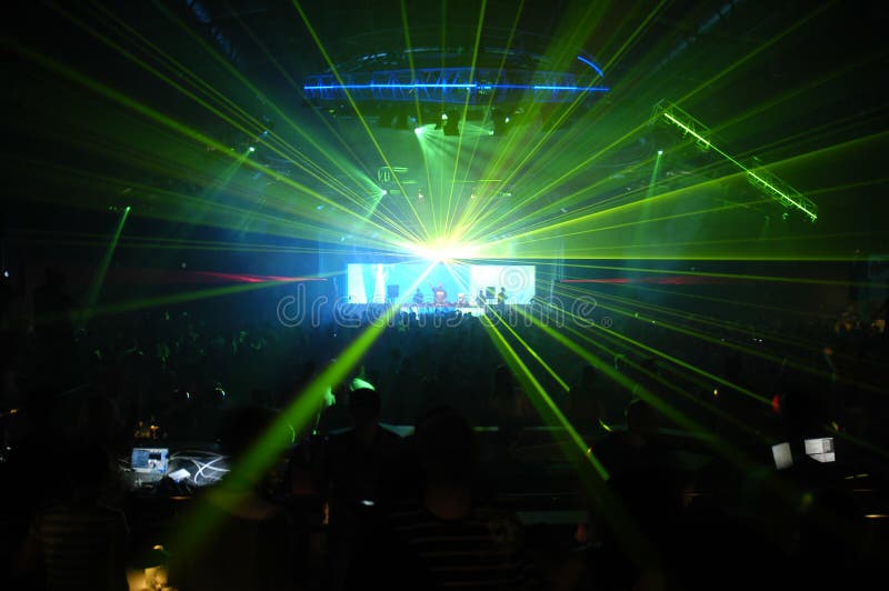 Laser Party stock photo. Image of music, techno, life - 2844680