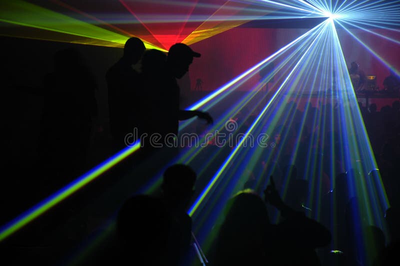 Laser party stock photo. Image of life, jockey, lighting - 8217848