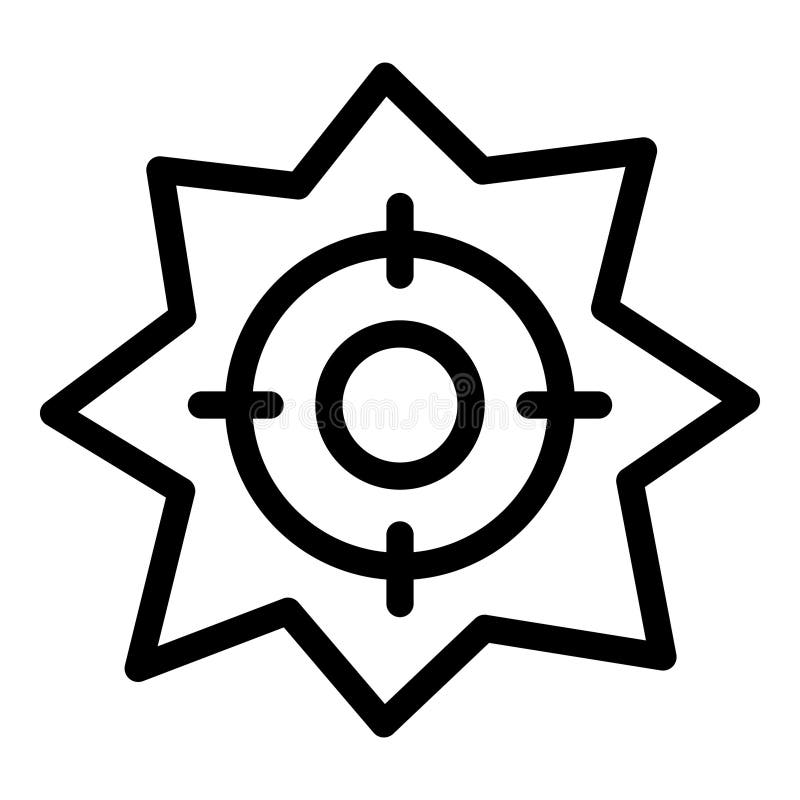 Laser Pointer Icon Outline Vector. Flash Toy Weapon Stock Vector ...