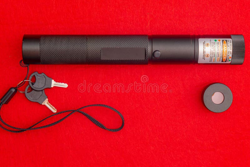 Laser Pointer with Two Light Colors, Red and Green with 2 Safety Keys ...