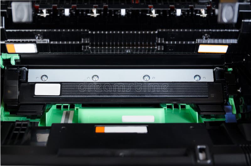 Laser printer internals stock photo. Image of digital - 95817500