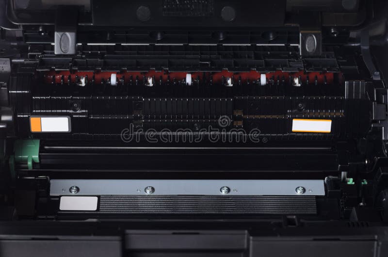 Laser printer internals stock image. Image of cartridge - 96271911