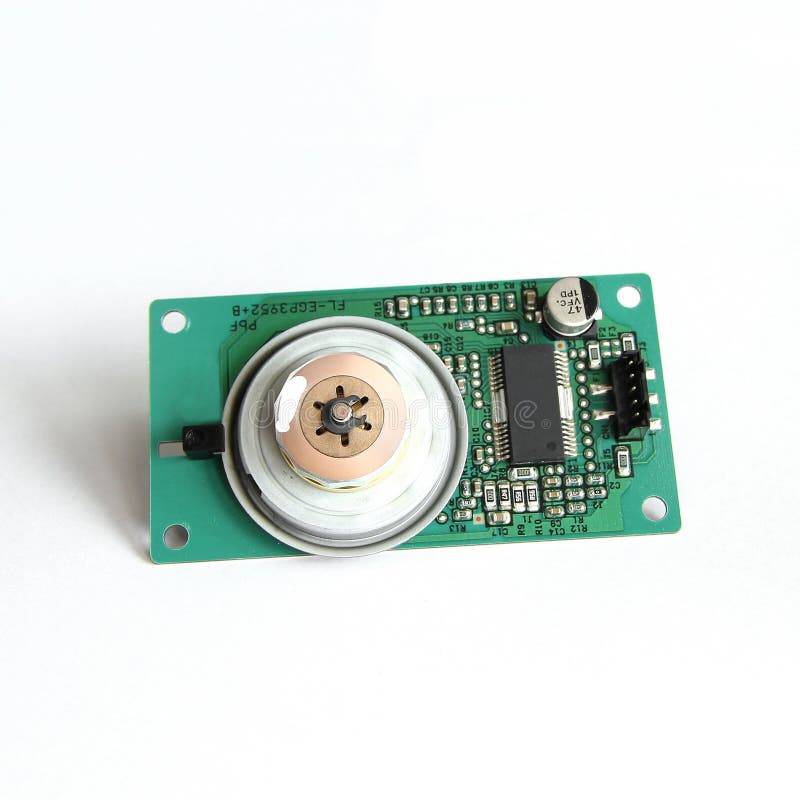 Electric Motor - Speed Control Motor with Printed Circuit Board Stock ...