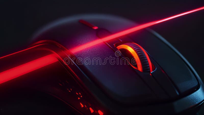 The Laser Sensor of a Wireless Mouse Capturing Minute Movements with ...