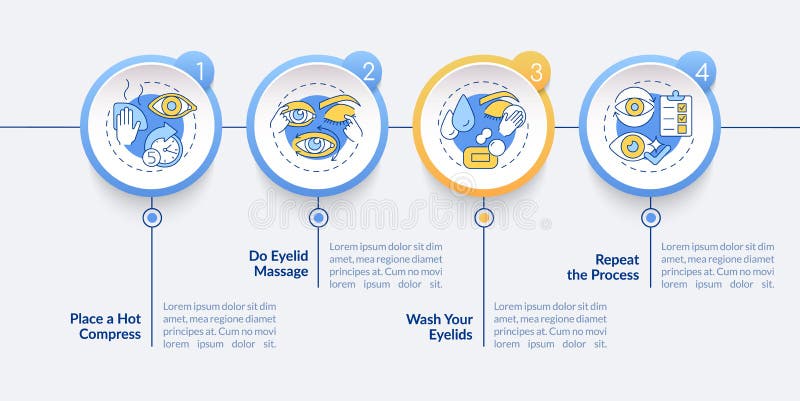 Laser Sight Correction Vector Infographic Template Stock Vector ...