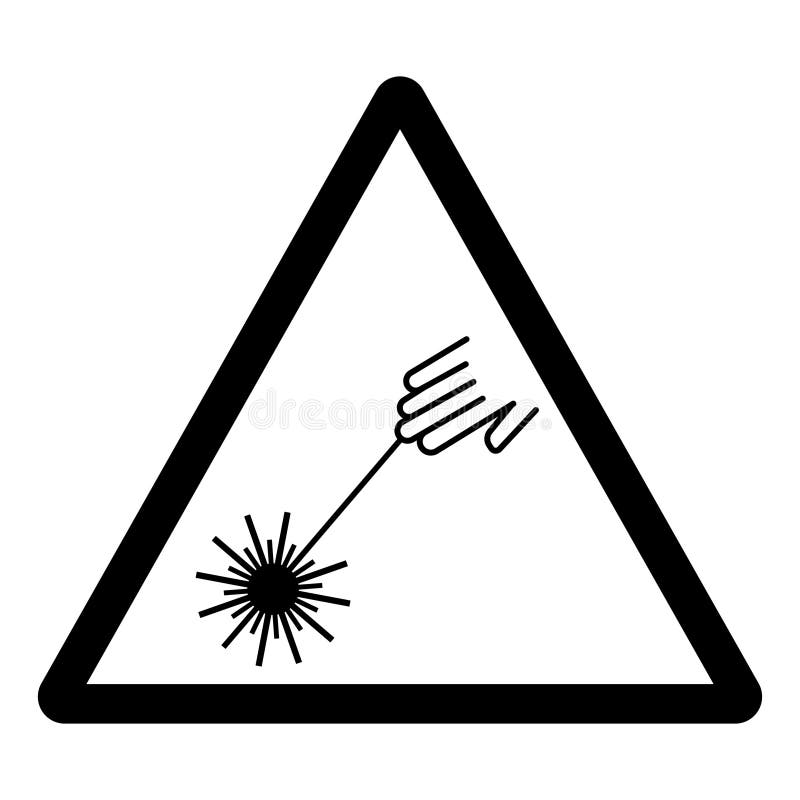 Laser Skin Exposuse Symbol Sign ,Vector Illustration, Isolate on White ...