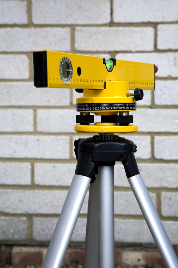 Laser Spirit Level stock photo. Image of building, tripod - 5512650