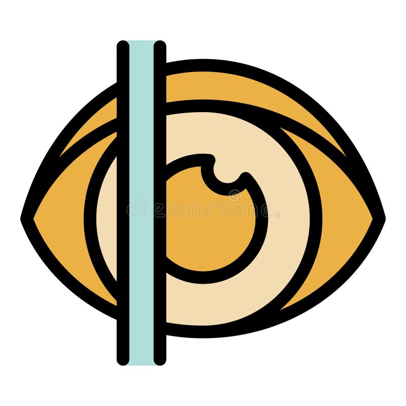 Laser Surgery Correcting Vision with Laser Beam Stock Illustration ...