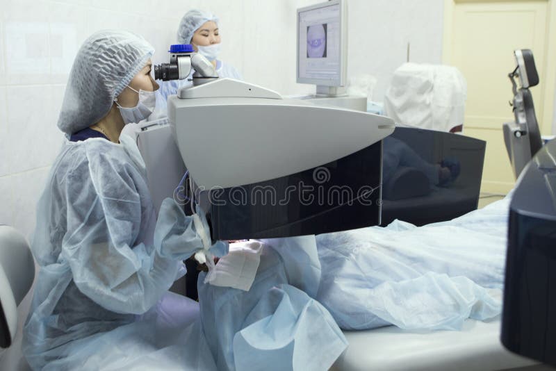 Laser Surgery for Vision Correction Stock Image - Image of glaucoma ...