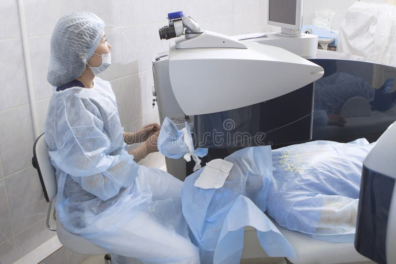 Laser Surgery for Vision Correction Stock Photo - Image of healthy ...