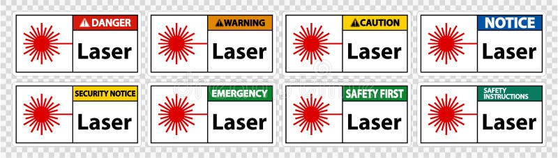 Laser Symbol Sign Symbol Sign Isolate on Transparent Background,Vector ...