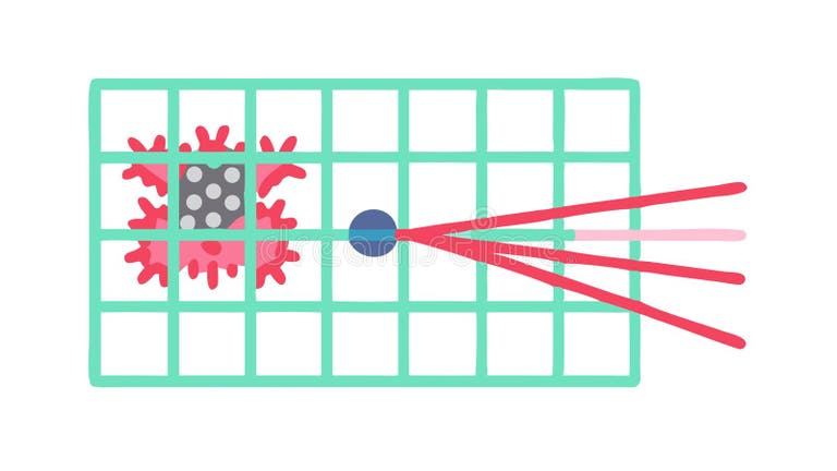 Laser Target Grid Icon, Precision Technology, Data Analysis, Aiming ...