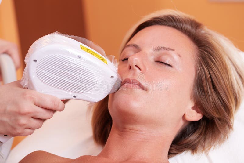 Laser Treatment at Spa Club Stock Photo - Image of hair, care: 144306092