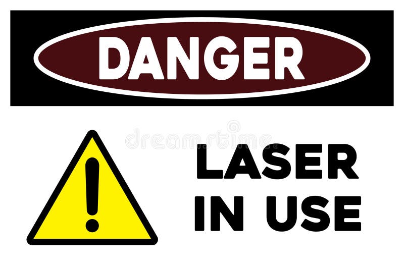 Laser Safety Sign Stock Illustrations – 2,147 Laser Safety Sign Stock ...