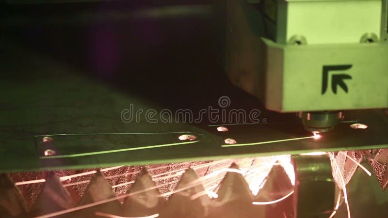 Laser welding robot stock footage. Video of light, line - 259657360