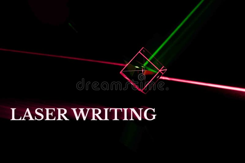 Laser Writing: Creates Permanent Marks or Patterns on Surfac Stock ...