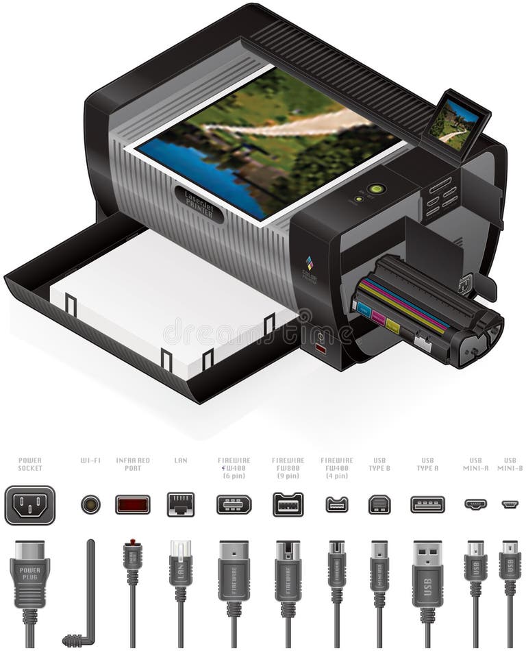 Icons Printers Stock Illustrations – 514 Icons Printers Stock ...