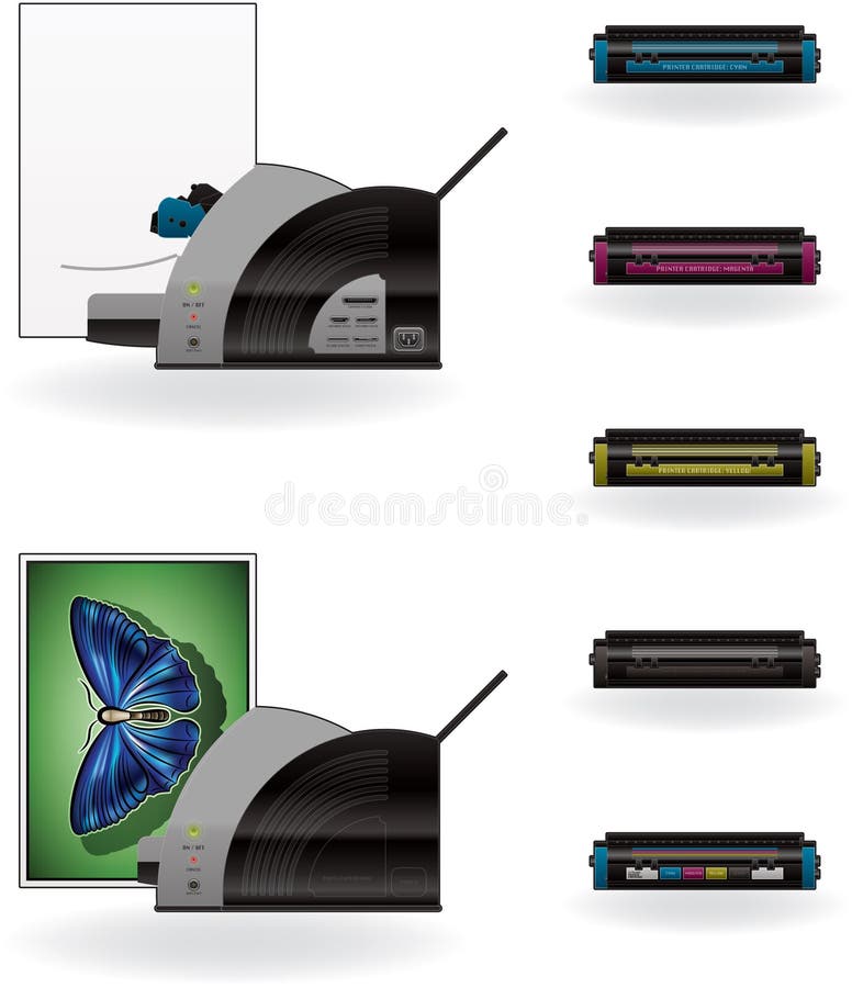 Printer Side View Stock Illustrations – 100 Printer Side View Stock ...