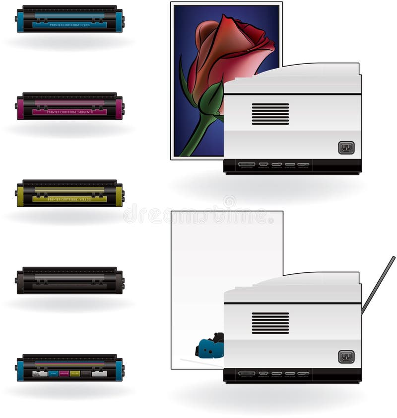 Printer Side View Stock Illustrations – 165 Printer Side View Stock ...