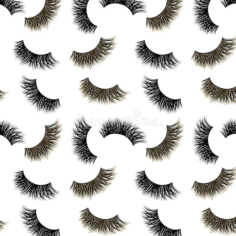 Lashes vector illustration stock vector. Illustration of lash - 95185428