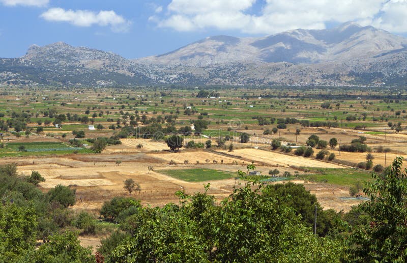 Lasithi Plateau at Crete Island Stock Photo - Image of crete, kreta ...