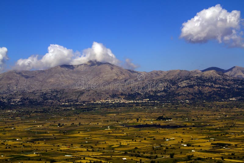 Lasithi Plateau stock image. Image of province, greece - 46814657