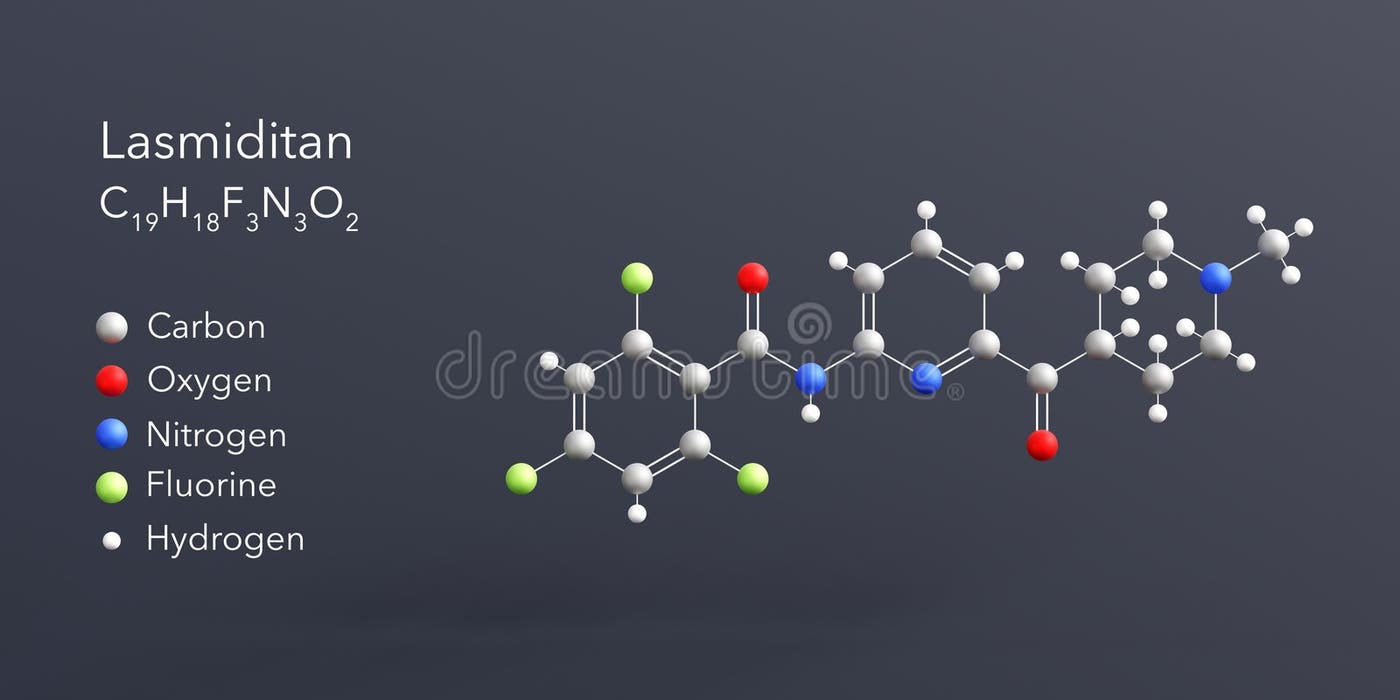 Lasmiditan Molecule Stock Illustrations – 11 Lasmiditan Molecule Stock ...