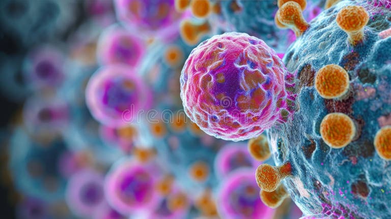 Lassa Fever Virus Under a Microscope AI Generated Stock Illustration ...