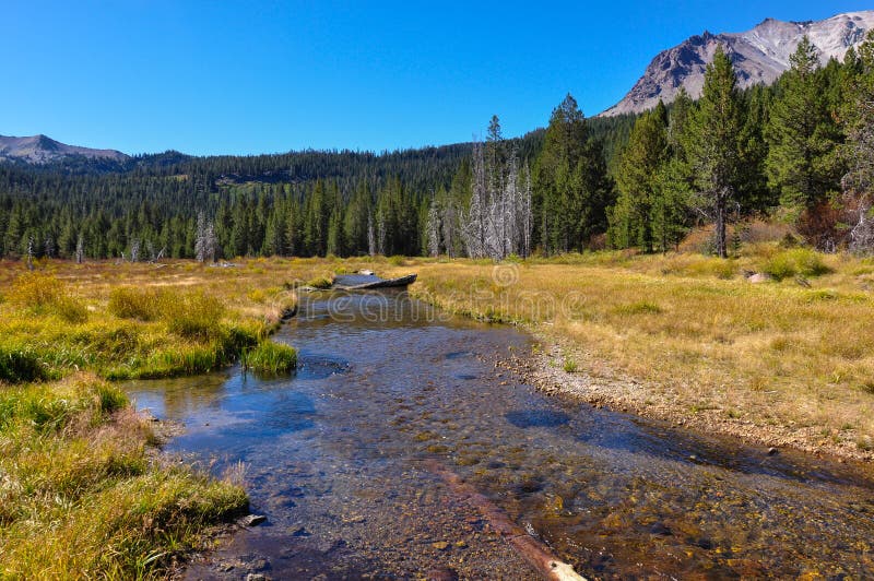 Lassen Volcanic National Park California Usa Stock Image Image Of