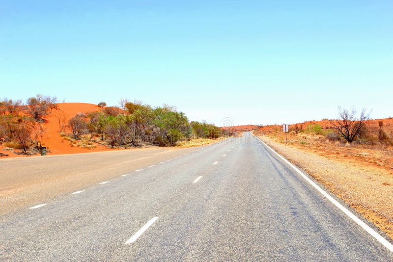 Lasseter Highway, Outback Australia Stock Image - Image of ...
