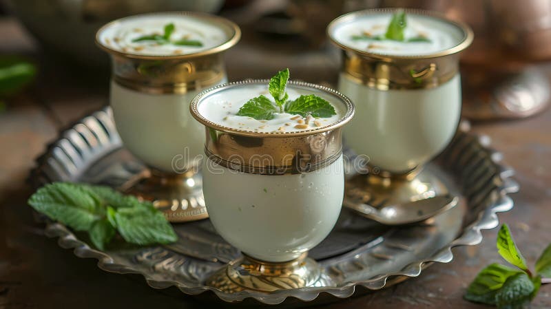 Lassi Popular Traditional Yogurt Based Cold Drink, Selective Focus ...