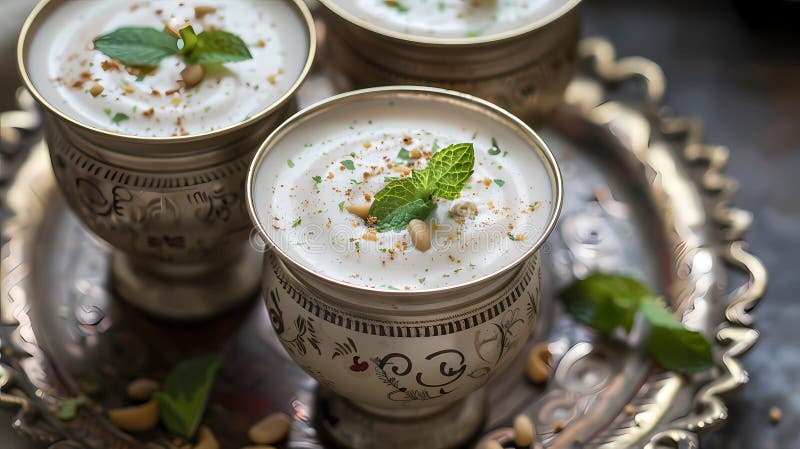 Lassi Popular Traditional Yogurt Based Cold Drink, Selective Focus ...