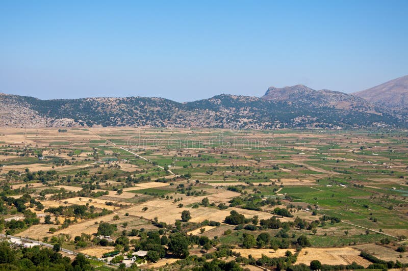 Lassithi Plateau. stock photo. Image of agriculture, hiking - 22308850