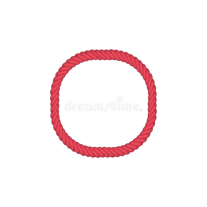 Lasso rope art stock vector. Illustration of circle - 105078095