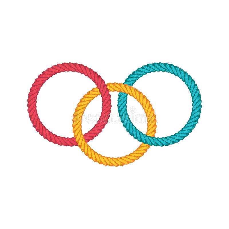 Lasso rope art stock vector. Illustration of line, style - 105078174