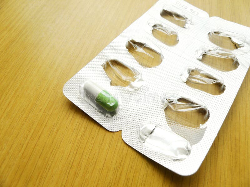 Last capsule in pack stock photo. Image of capsule, killers - 6609972