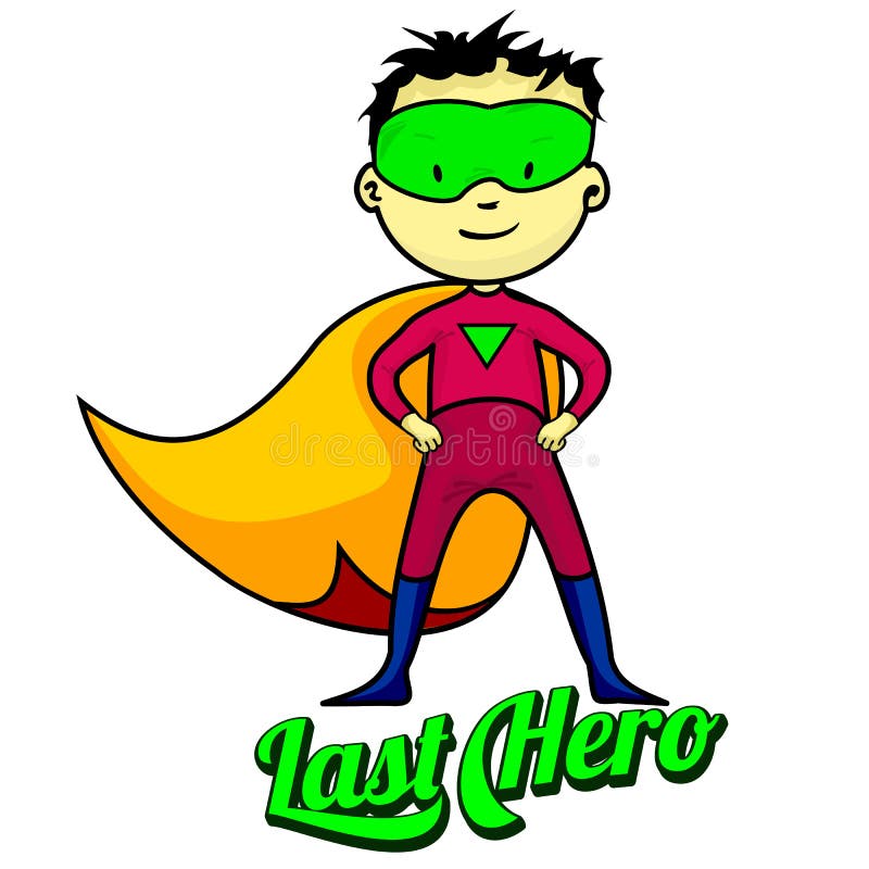 Last hero 01 stock illustration. Illustration of power - 54318642