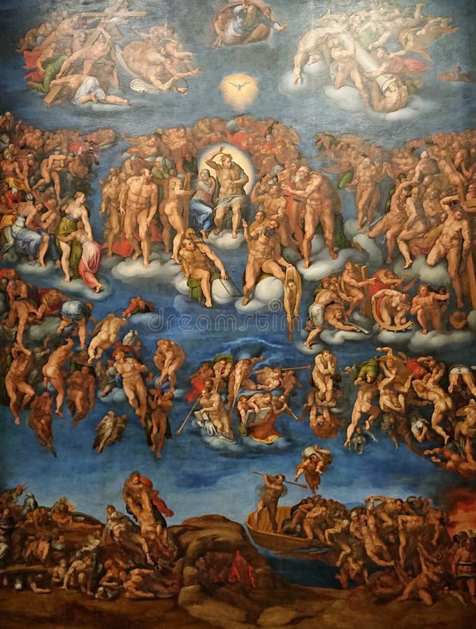 The Last Judgement Painting Editorial Photo - Image of relief, lodovico ...