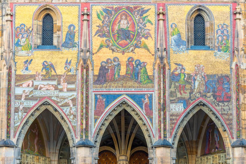Medieval mosaic artwork editorial stock photo. Image of last - 28824568