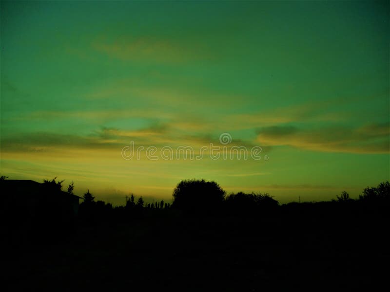 The Last Light of a Spring Day Stock Image - Image of reflection, last ...