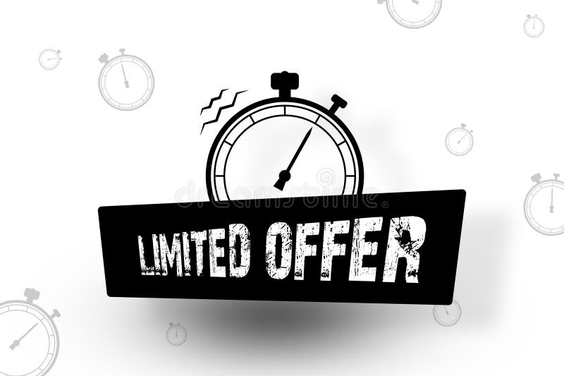 Last Limited Offer Clock Countdown Concept Stock Illustration ...